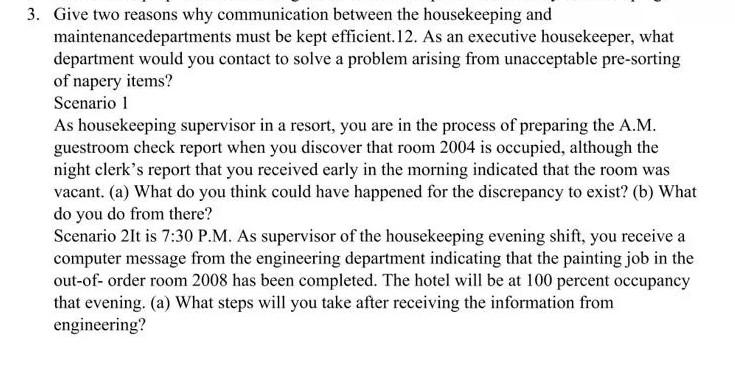 Solved 3. Give two reasons why communication between the | Chegg.com