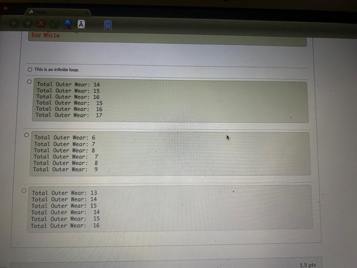 Solved Examine the following pseudocode. What will be the | Chegg.com