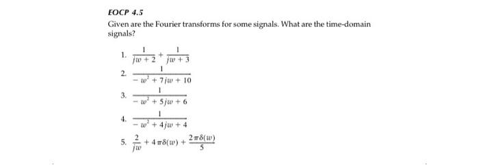 Solved EOCP 4.1(1, 3, 5, 7), EOCP 4.2(2, 4), EOCP 4.3(1, | Chegg.com