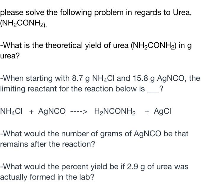 Solved please solve the following problem in regards to | Chegg.com