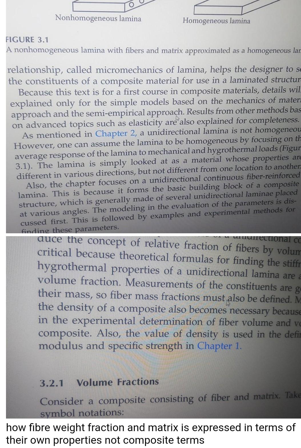 Solved Nonhomogeneous lamina Homogeneous lamina FIGURE 3.1 A | Chegg.com