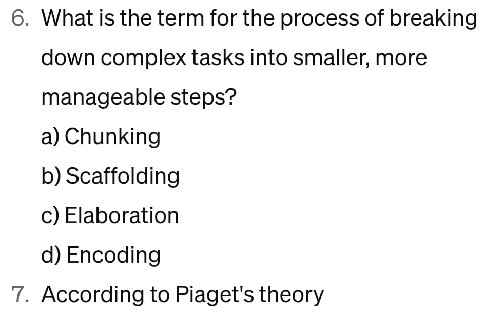 Solved What is the term for the process of breaking down | Chegg.com