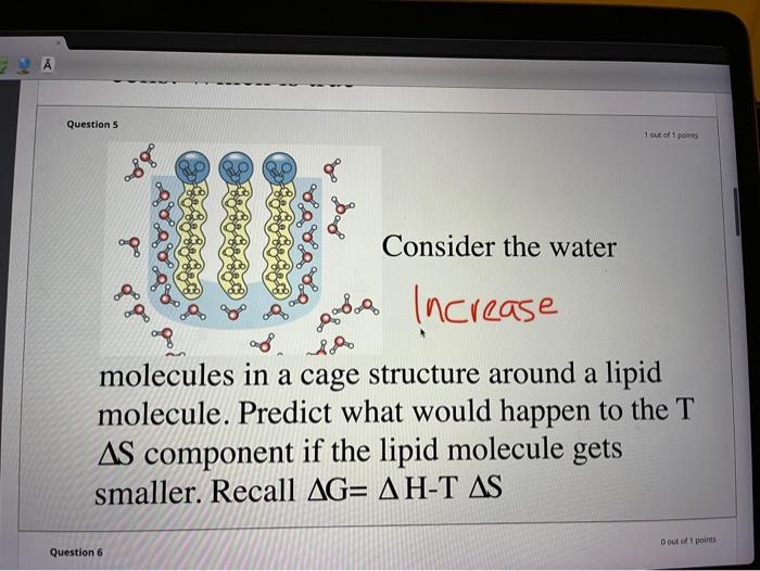 Solved Consider the water Increase molecules in a cage | Chegg.com