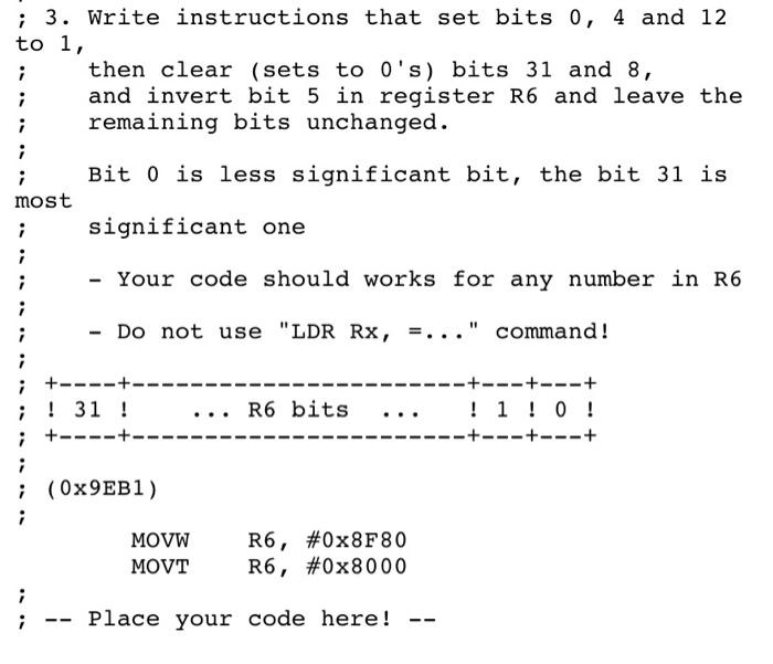 Solved ; 5. Store 0x3FFFFFFF, 0xFFFFFFFF, 0xFFFFFFFF, | Chegg.com