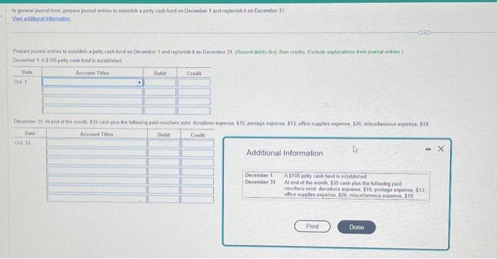 Solved in general journal form prepare jounral entries to | Chegg.com