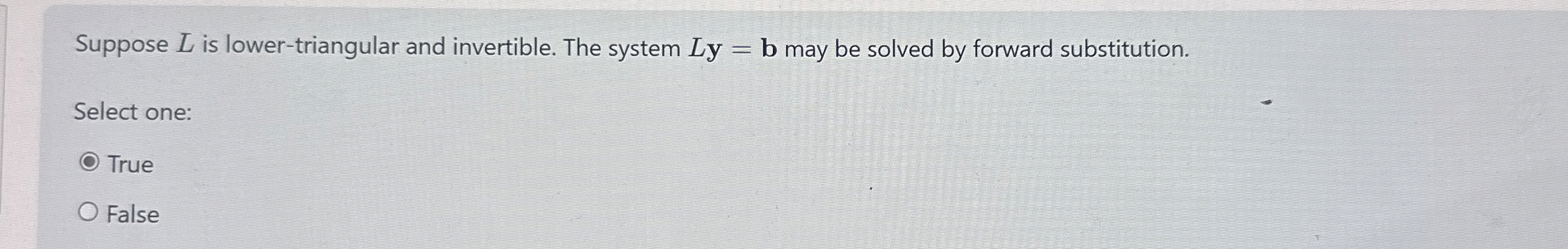 Solved Suppose L ﻿is lower-triangular and invertible. The | Chegg.com