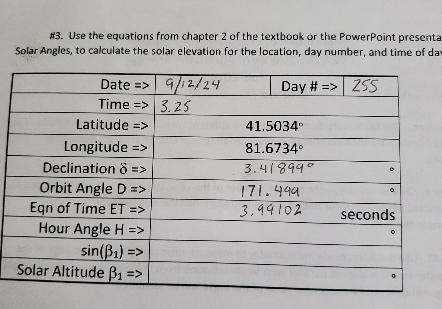 Solved #3. ﻿Use the equations from chapter 2 ﻿of the | Chegg.com