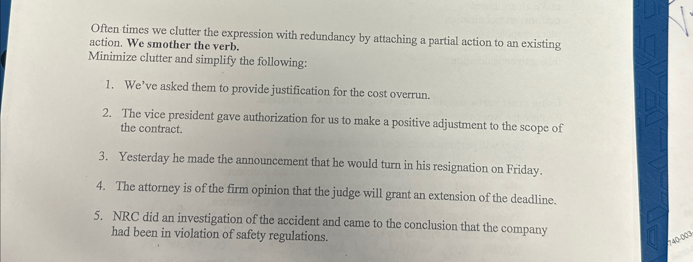 Solved Often times we clutter the expression with redundancy | Chegg.com