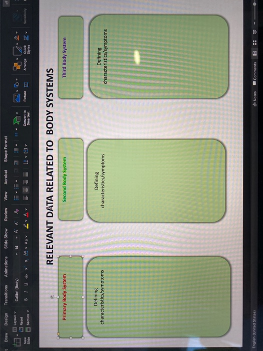 Solved Draw Design Transitions Animations Slide Show Review | Chegg.com