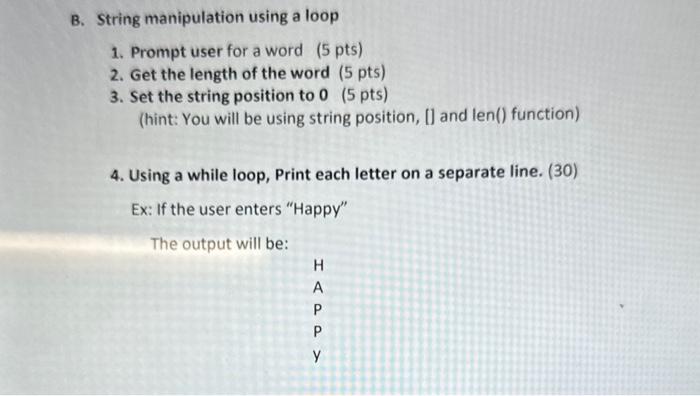 Solved solve the problem using while loop instead of for | Chegg.com
