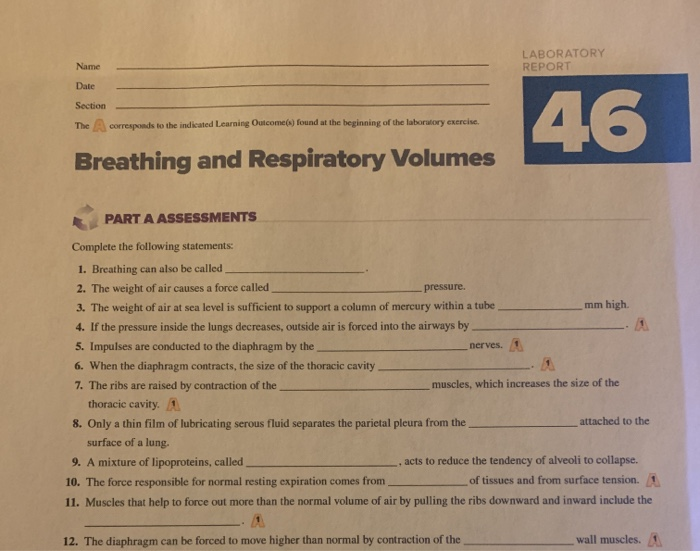 Solved LABORATORY REPORT Name Date Section The corresponds | Chegg.com