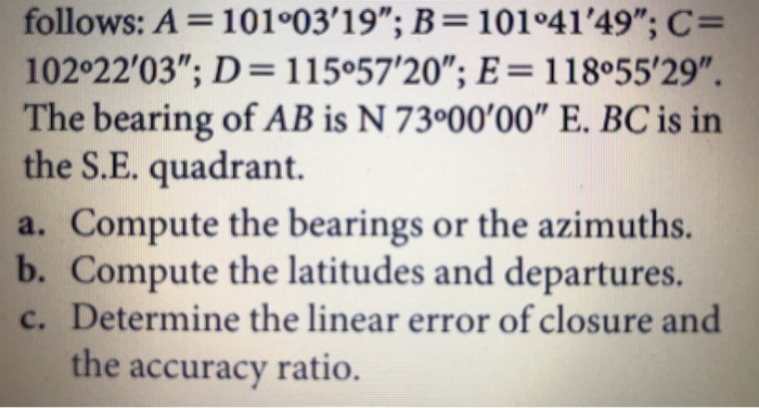 Solved Problem 6.5 Gruan: AB - 151.83' •BC = 79.04 oCD = | Chegg.com