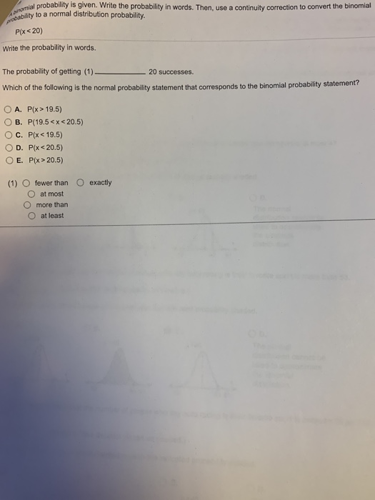 Solved al probability is given. Write the probability in | Chegg.com
