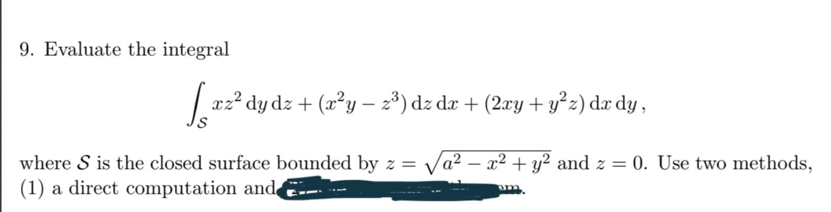 Solved Evaluate the | Chegg.com
