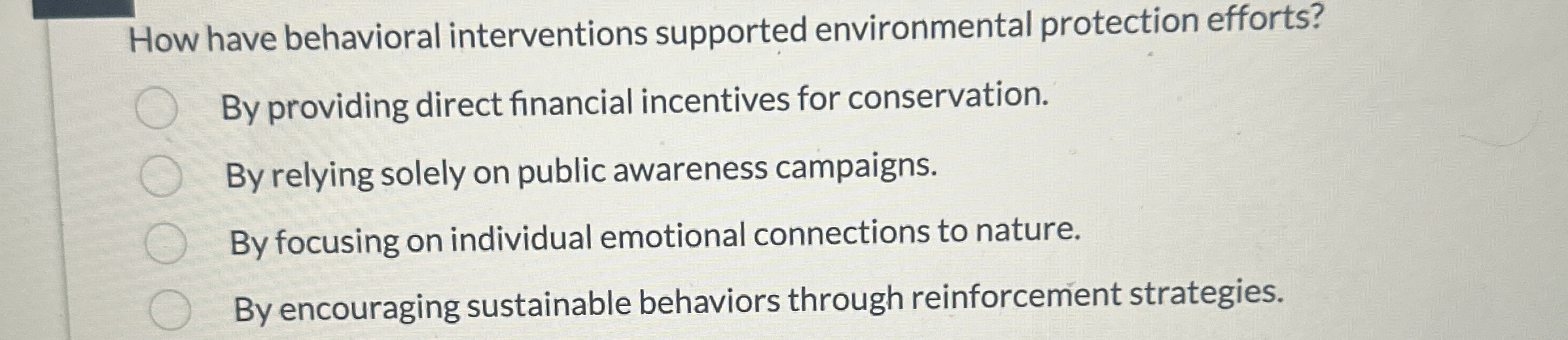 Solved How have behavioral interventions supported | Chegg.com