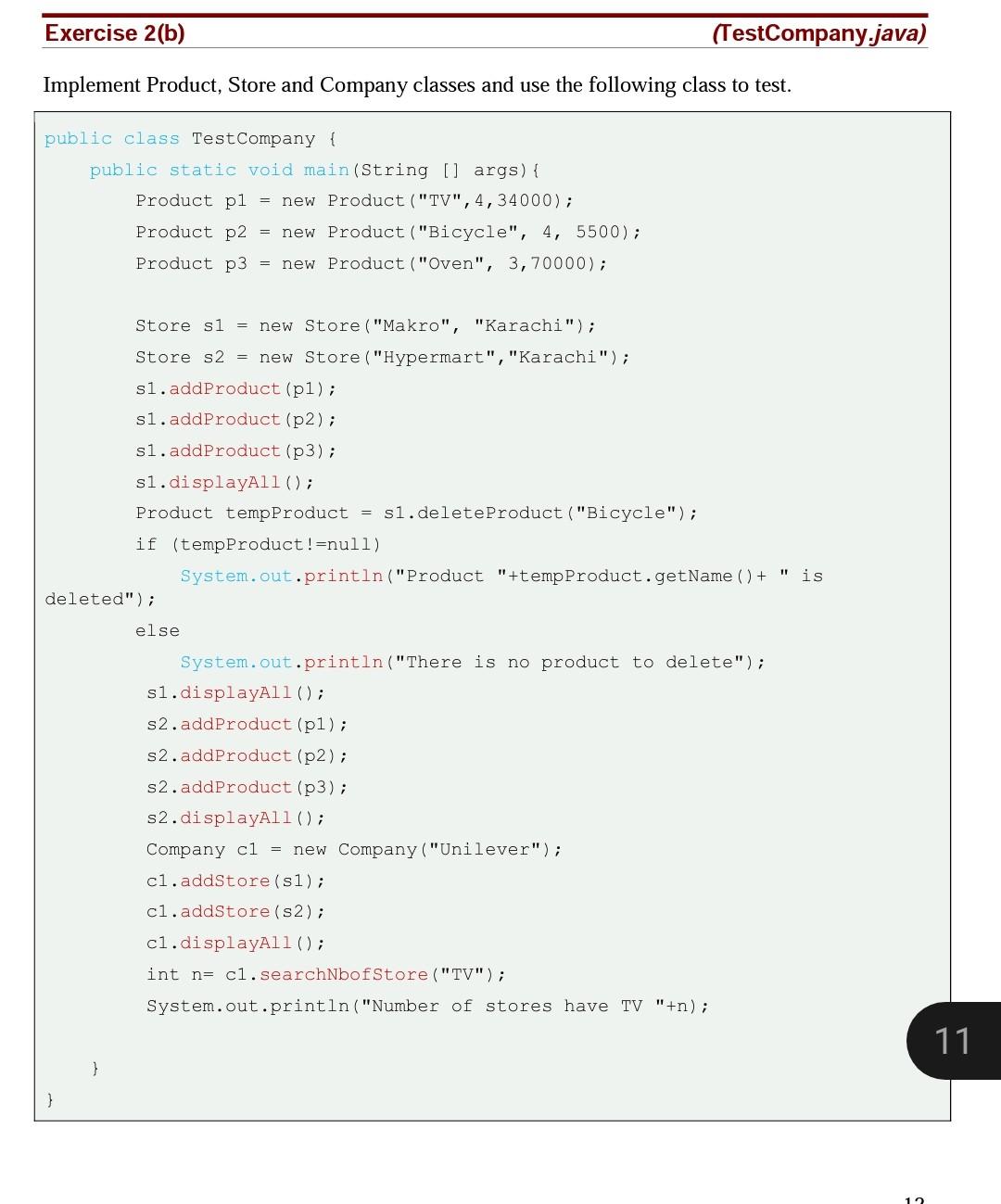Solved Exercise 1(a) (Association & Aggregation) (Time.java, | Chegg.com