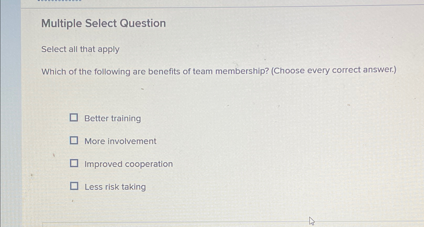 Solved Multiple Select QuestionSelect all that applyWhich of | Chegg.com