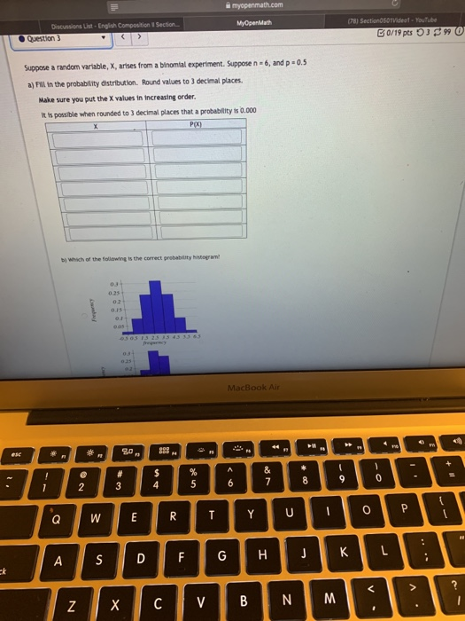 Solved myopenmath.com MyOpen Math Discussion List - English | Chegg.com
