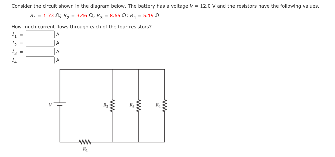 Solved Consider the circuit shown in the diagram below. The | Chegg.com
