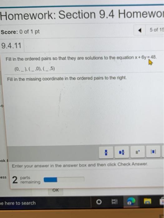Solved Homework Section 9 4 Homewo 5 Of 15 Score 0 Of 1 Pt