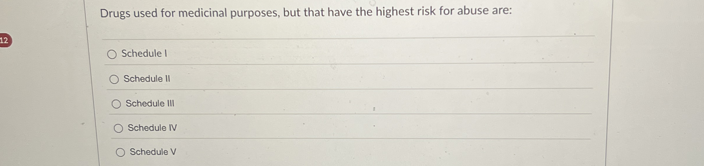 Solved Drugs used for medicinal purposes, but that have the | Chegg.com