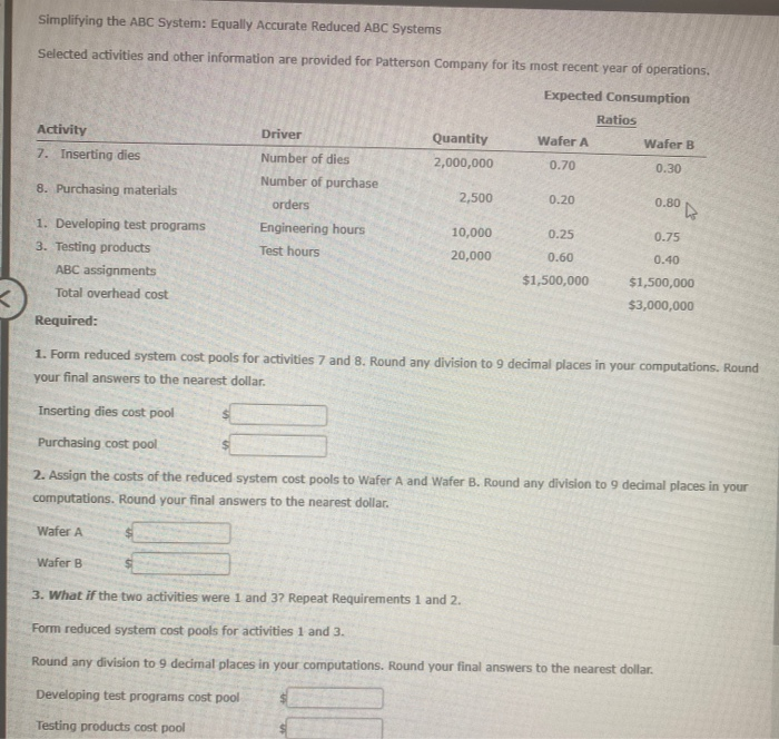 Solved Simplifying the ABC System: Equally Accurate Reduced | Chegg.com