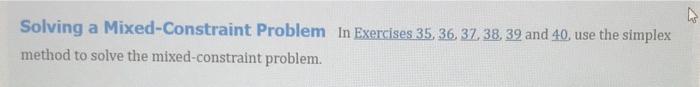 Solved Solving a Mixed-Constraint Problem In Exercises 35, | Chegg.com