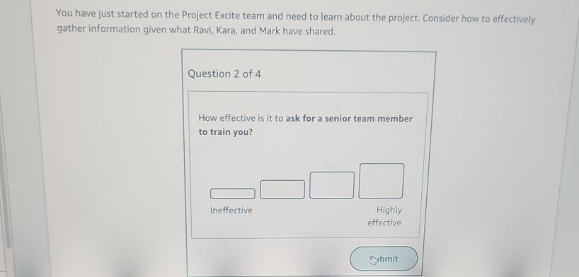 Solved You have just started on the Project Excite team and | Chegg.com