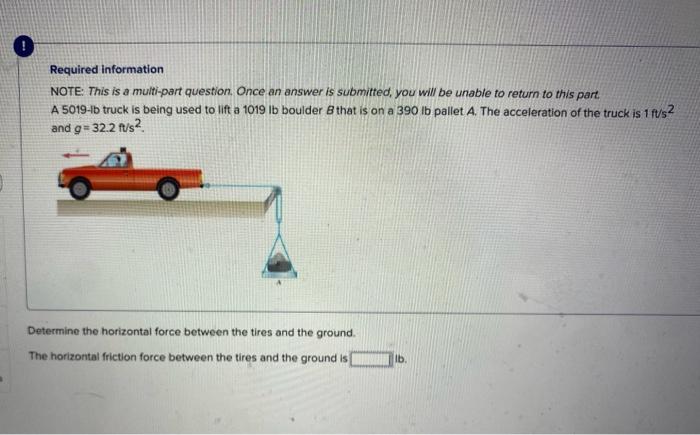 Solved Required information NOTE: This is a multi-part | Chegg.com