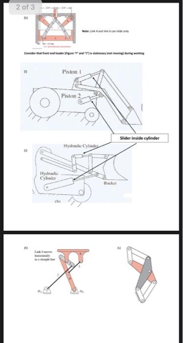 Solved Calculate the mobility of linkages and identify | Chegg.com