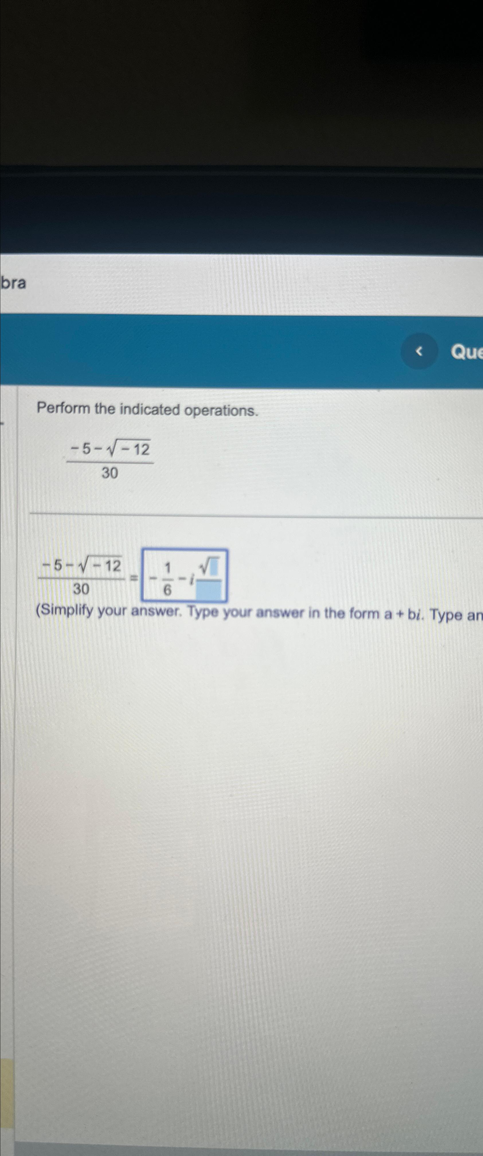 Solved Perform the indicated | Chegg.com