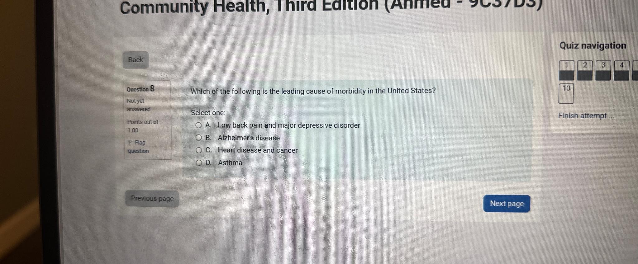 Solved Community Health, I hird Ealtion (Anmea - | Chegg.com