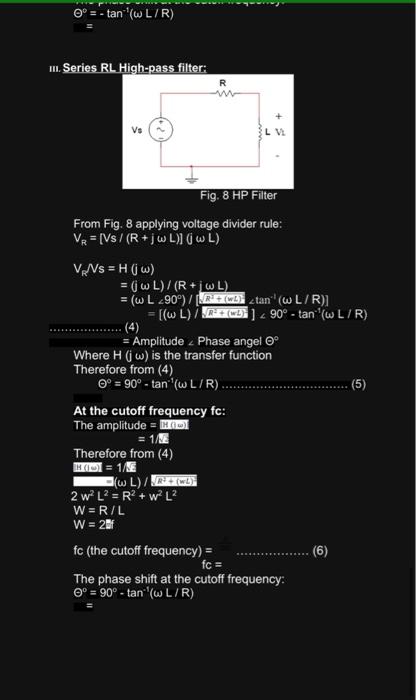 EGR 255 Experiment \# 3 Frequency Response of RL | Chegg.com