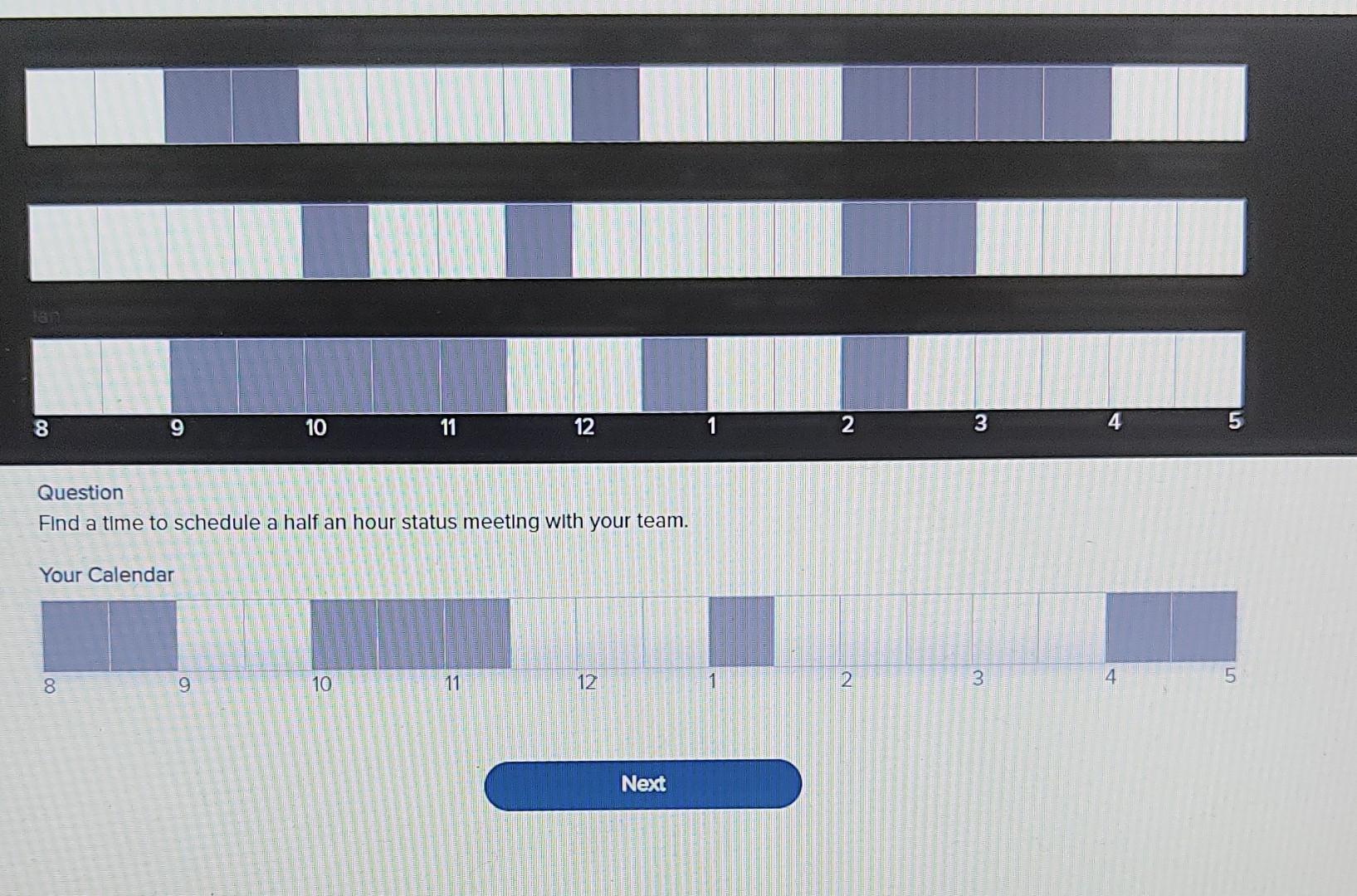 Solved Question Flnd a time to schedule a half an hour | Chegg.com