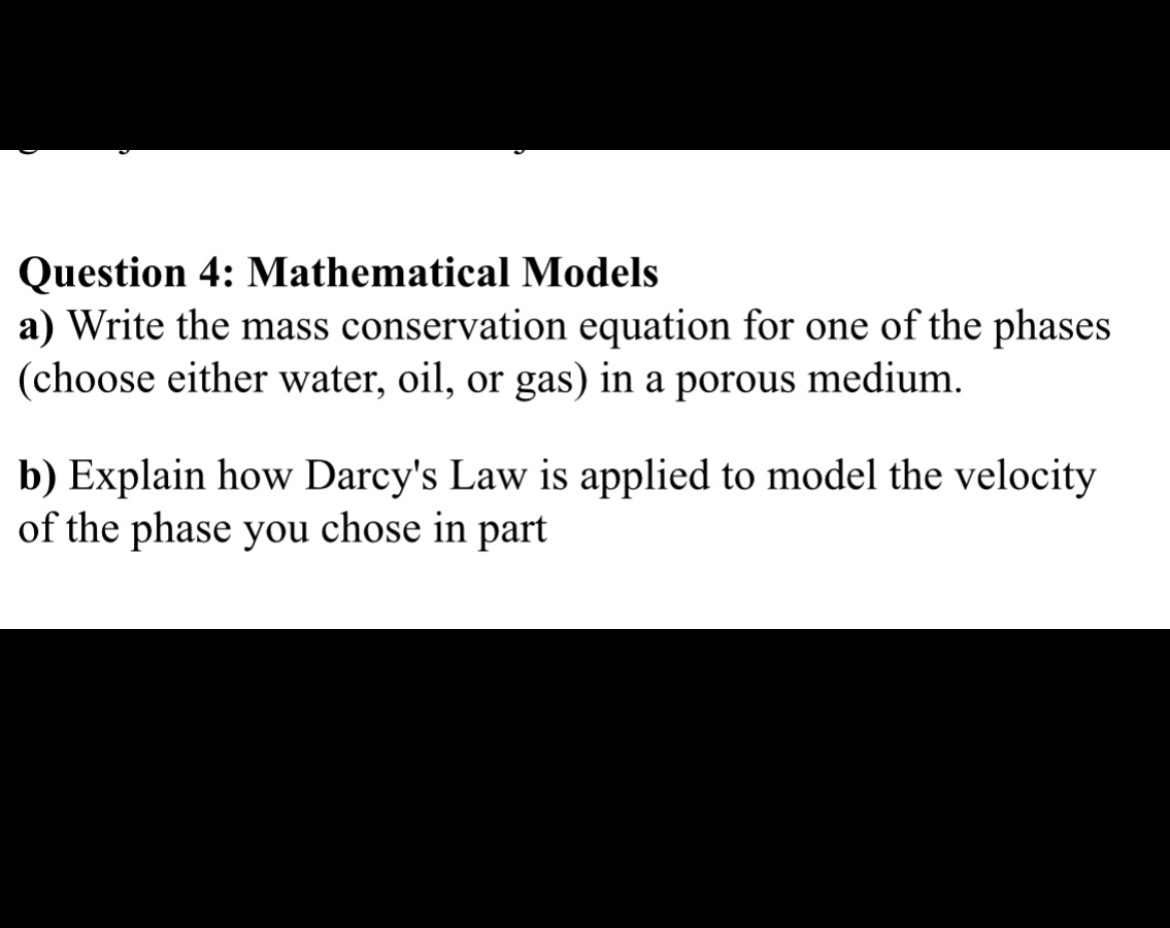 Solved Question 4: Mathematical Modelsa) ﻿Write the mass | Chegg.com
