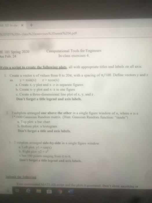 Solved ME 101 IndoX + | Chegg.com