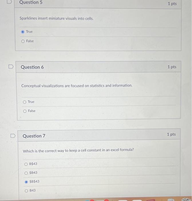 Solved Conditional formatting allows us to: Add graphics to | Chegg.com