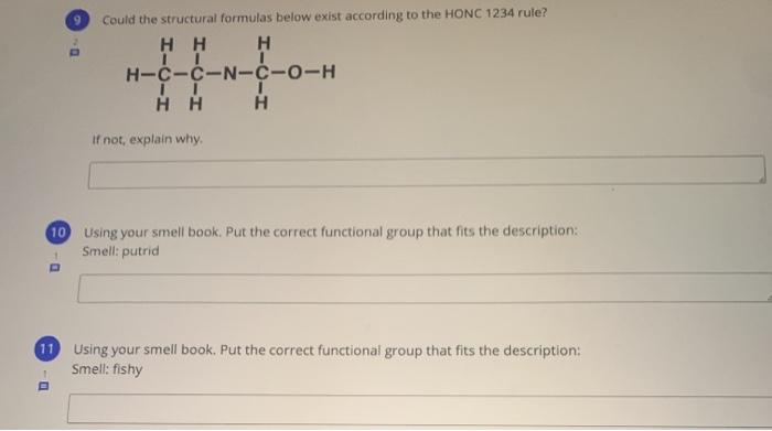 Solved Could the structural formulas below exist according | Chegg.com