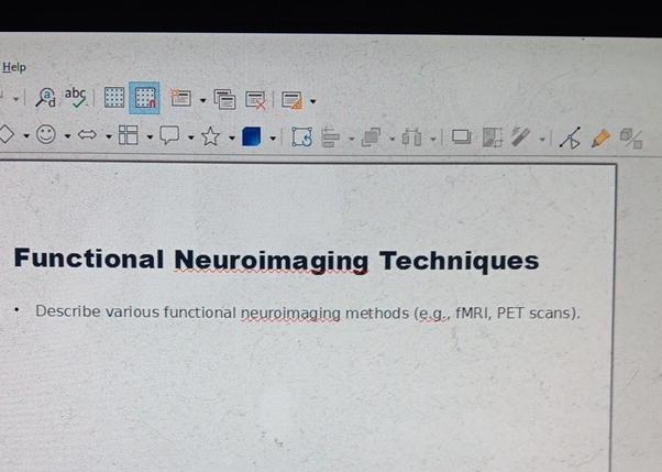 Solved Functional Neuroimaging TechniquesDescribe various | Chegg.com