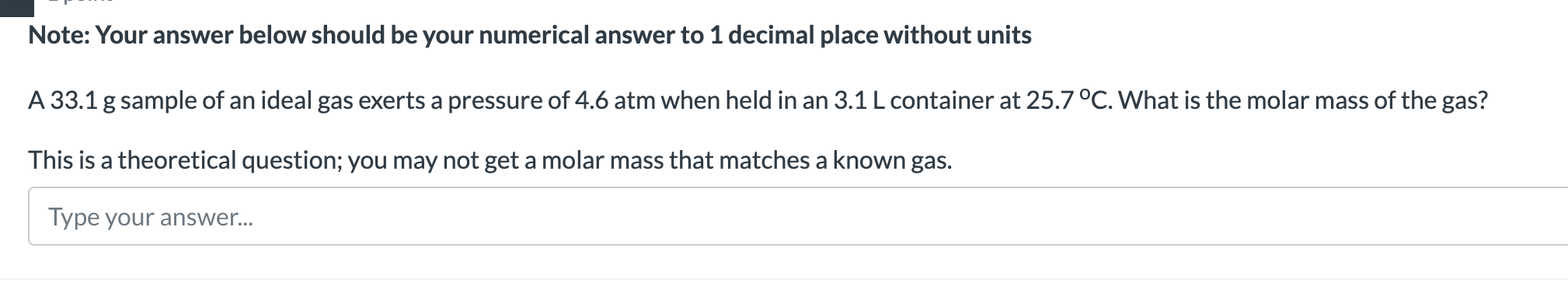 Note: Your answer below should be your numerical | Chegg.com