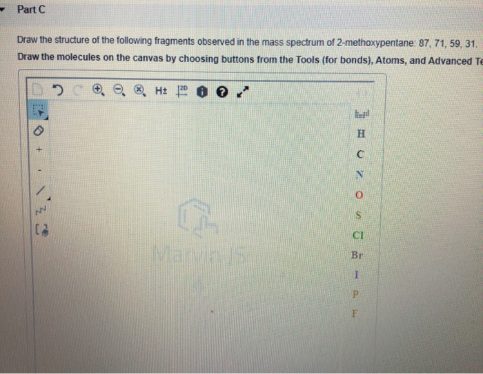 Solved Part A Predict the values of m/z of the most abundant | Chegg.com
