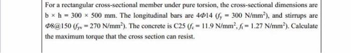 Solved For a rectangular cross-sectional member under pure | Chegg.com