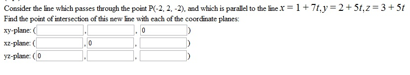 Solved Consider the line which passes through the point | Chegg.com