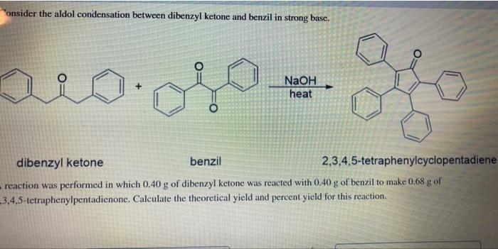 Solved Consider the aldol condensation between ketone and | Chegg.com