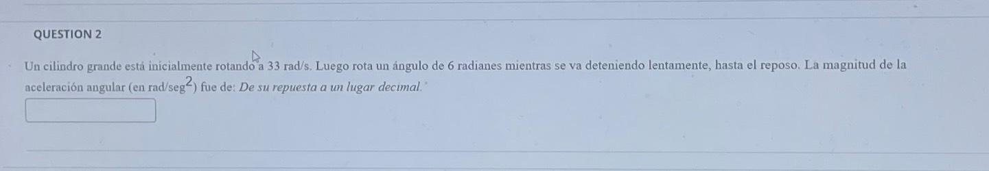 Solved QUESTION 2Un cilindro grande está ﻿inicialmente | Chegg.com