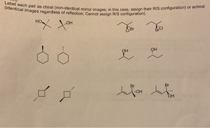 Solved A stereogenic center is a chiral center. Compounds | Chegg.com