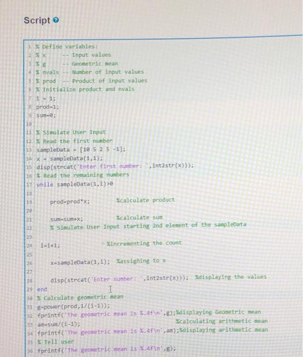 Solved Answer using matlab and kindly tell what is wrong | Chegg.com