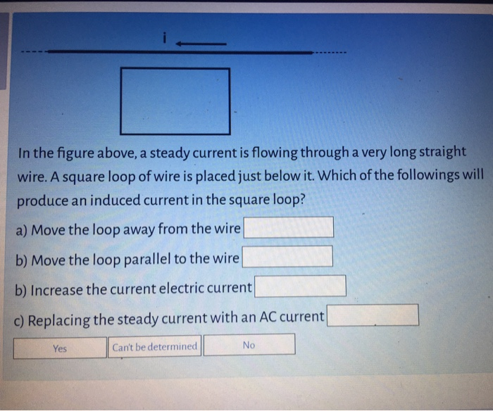 Solved In the figure above, a steady current is flowing | Chegg.com