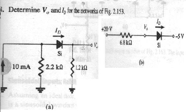 Solved Determine V0 and I0 for the networks of Fig. 2.153. | Chegg.com