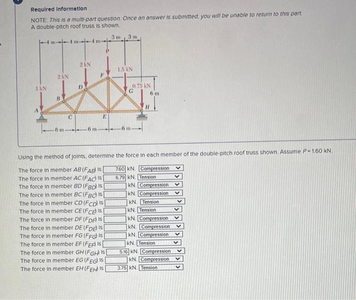 Solved Required information NOTE: This is a multh-part | Chegg.com